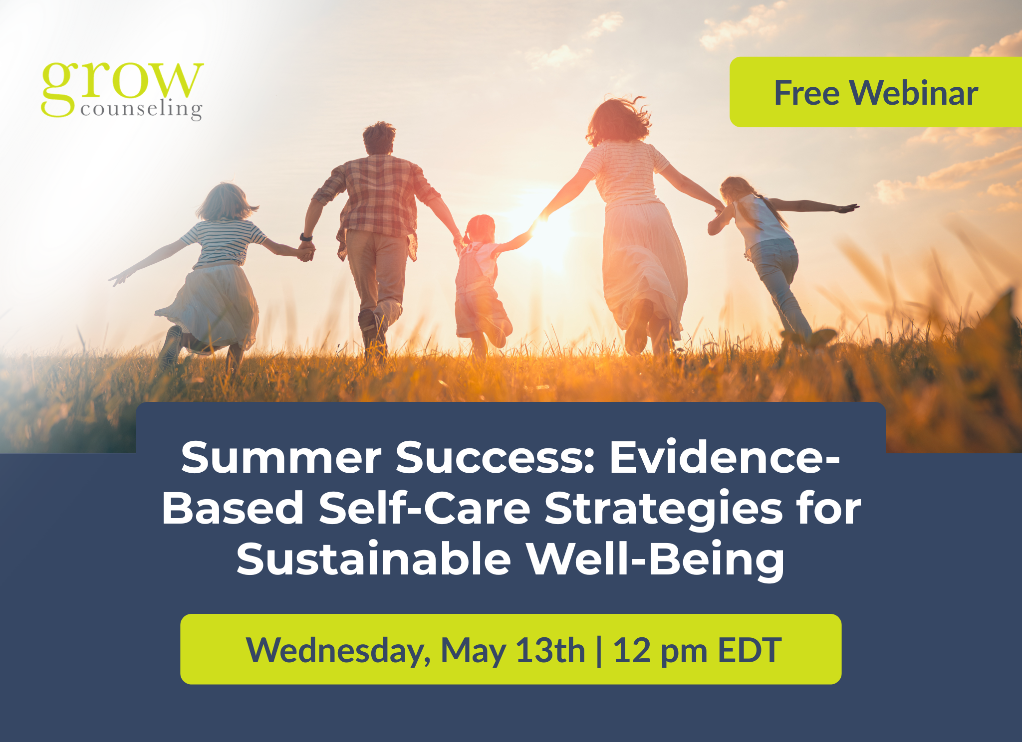 Free Webinars - GROW Counseling